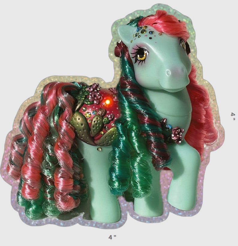 My Little Pony Gen 1 Holographic and Pixie Dust Stickers - Etsy