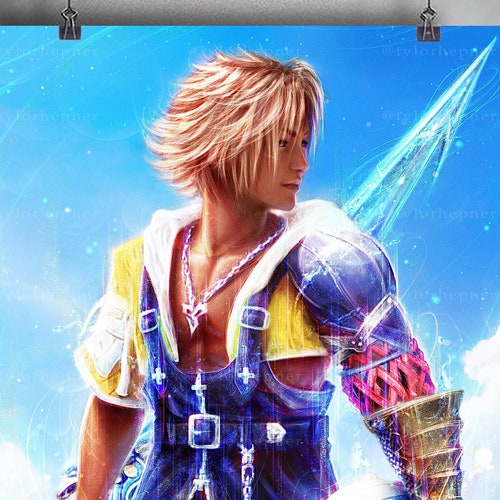 Tidus Final Fantasy X Limited Edition Fine Art Print FFX | Etsy