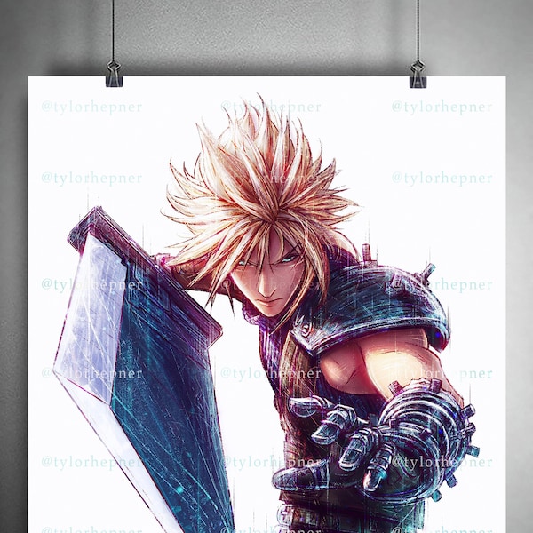 Ff7 Rebirth Poster - Etsy