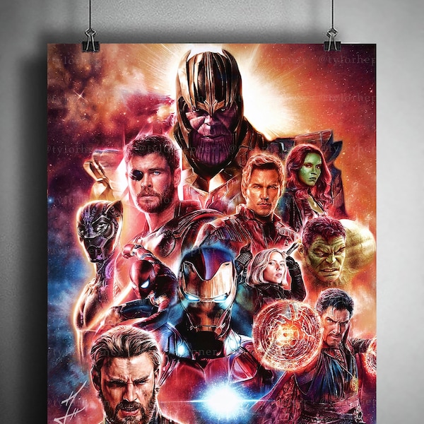 Infinity War Poster - Etsy