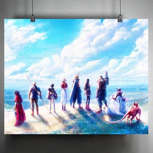 The Highwind Final Fantasy VII Rebirth - Limited Edition Fine Art Print ...