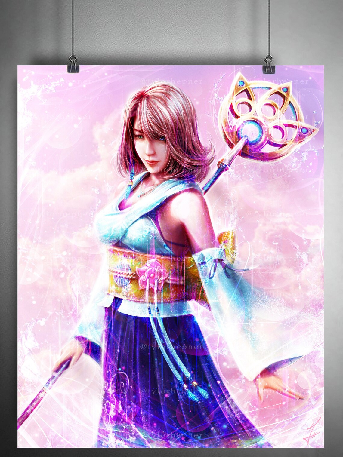 Yuna Final Fantasy X- Limited Edition Fine Art Print -FFX Poster - Etsy