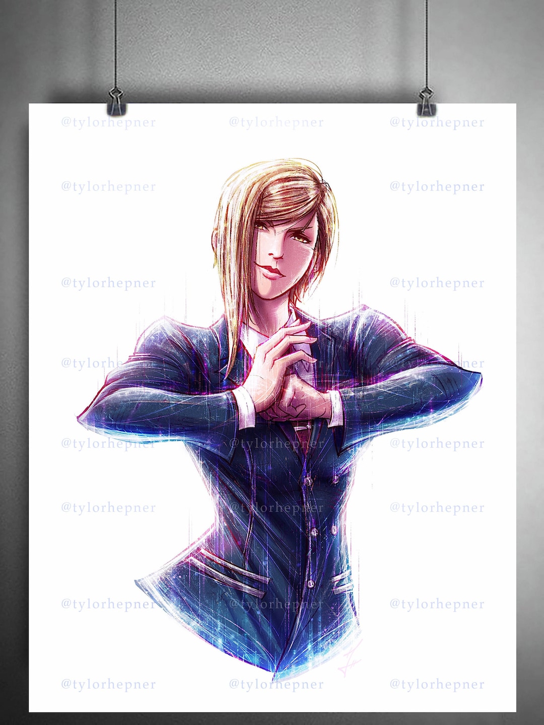 Elena Final Fantasy VII- Limited Edition Fine Art Sketch Print -FF7 ...