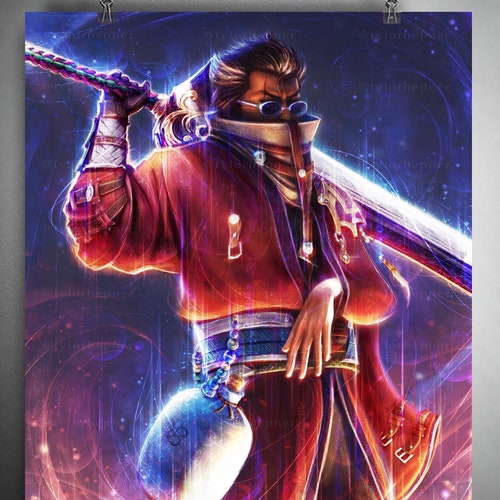 Auron Final Fantasy X Limited Edition Fine Art Print FFX - Etsy