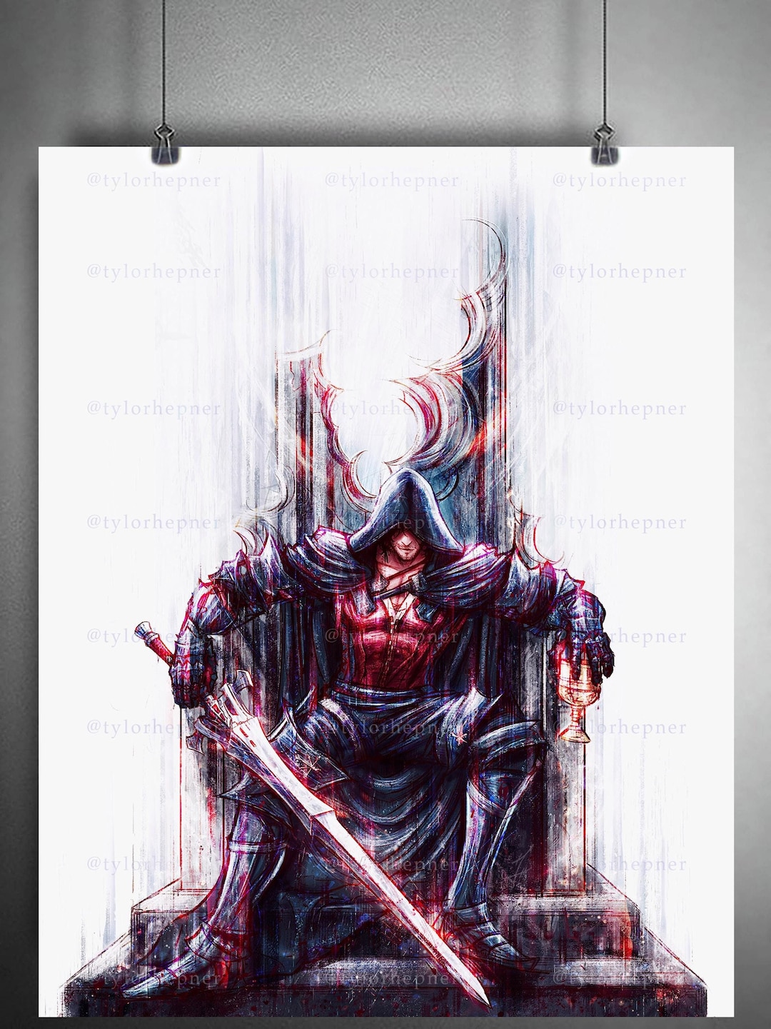 MYTHOS Final Fantasy XVI Clive- Limited Edition Fine Art Sketch Print ...