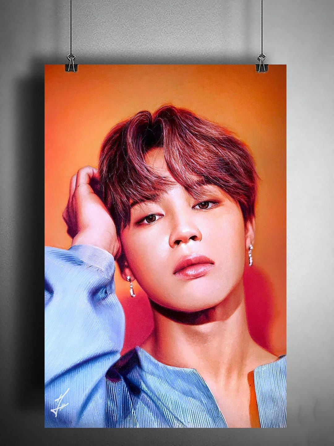 BTS Jimin fine Art Print - Etsy