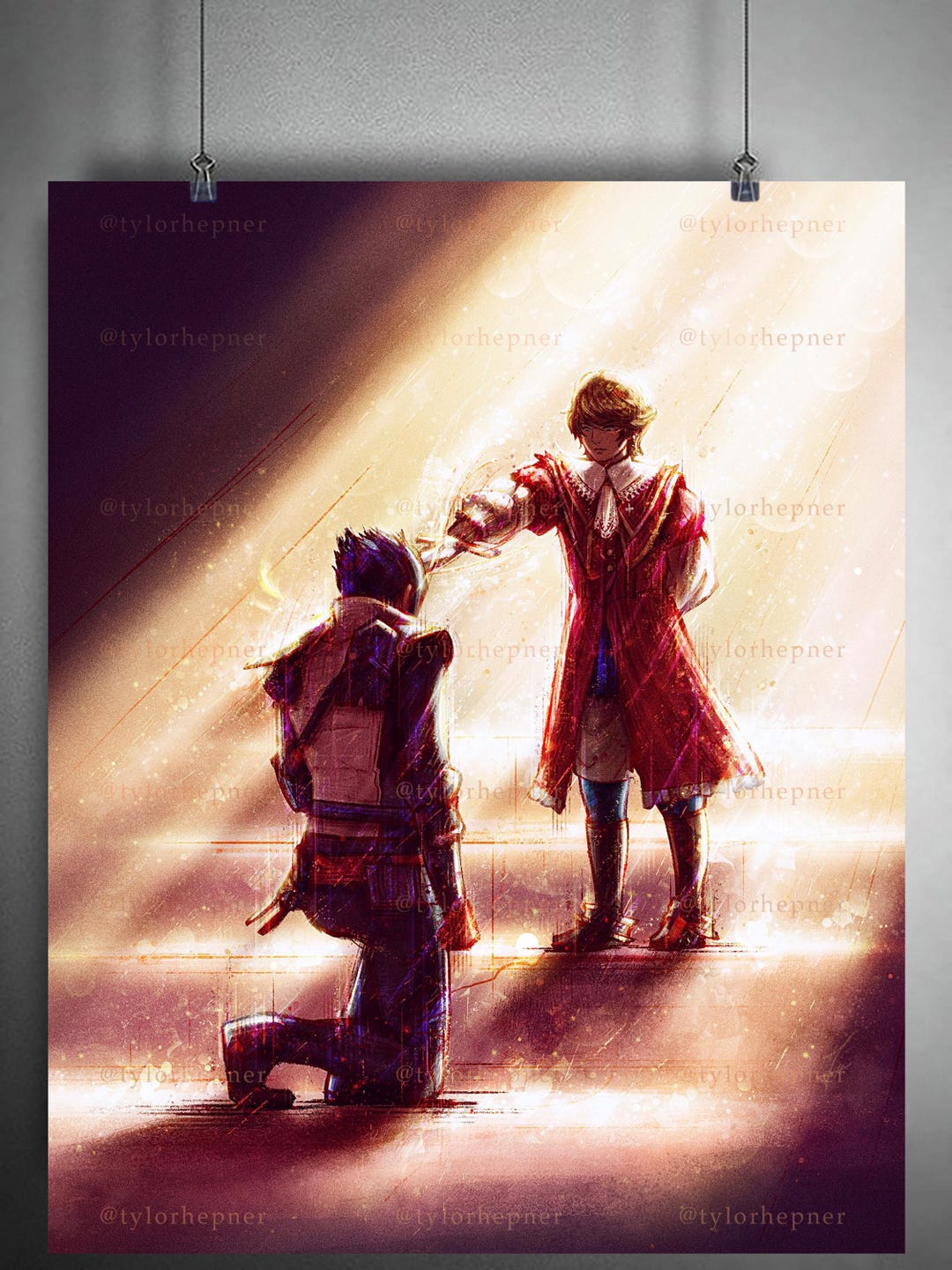 MYTHOS Final Fantasy XVI Clive and Joshua- Limited Edition Fine Art ...