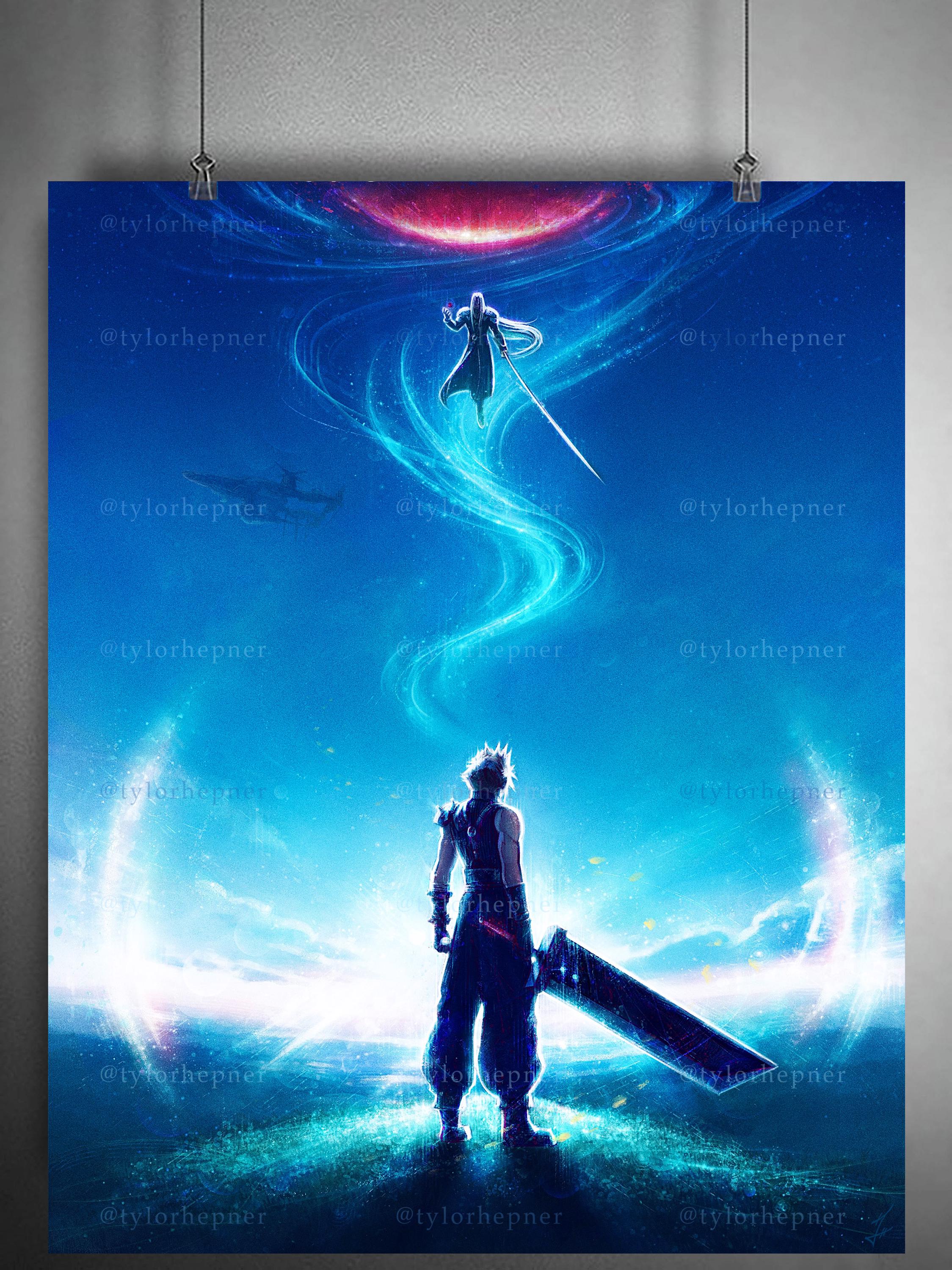Return Final Fantasy VII - Limited Edition Fine Art Print -FF7 Poster ...