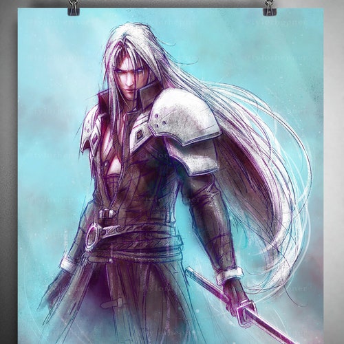 Reno Final Fantasy VII Remake Limited Edition Fine Art Print - Etsy