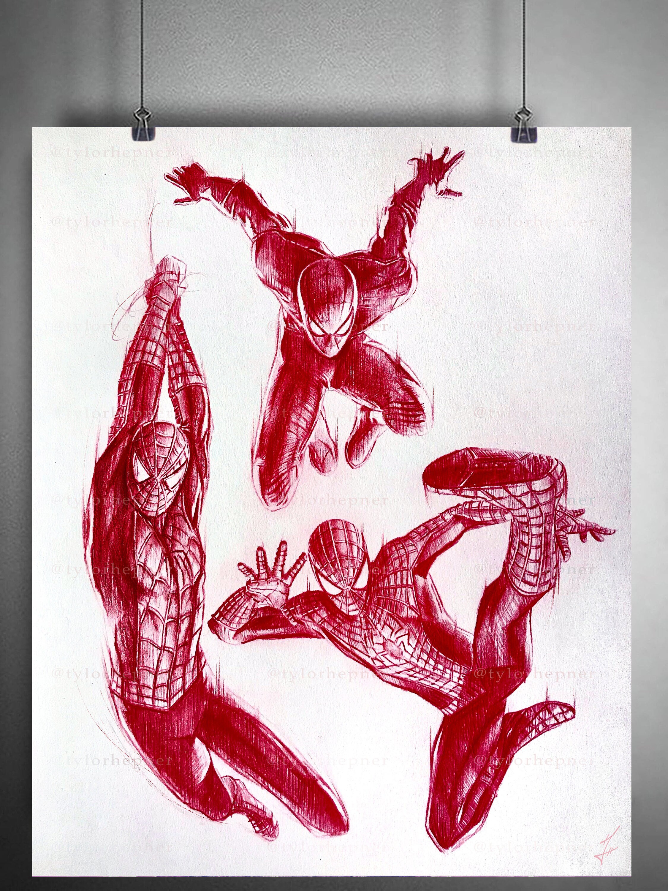 Spiderverse Sketch Print Limited Edition Fine Art Print - Etsy