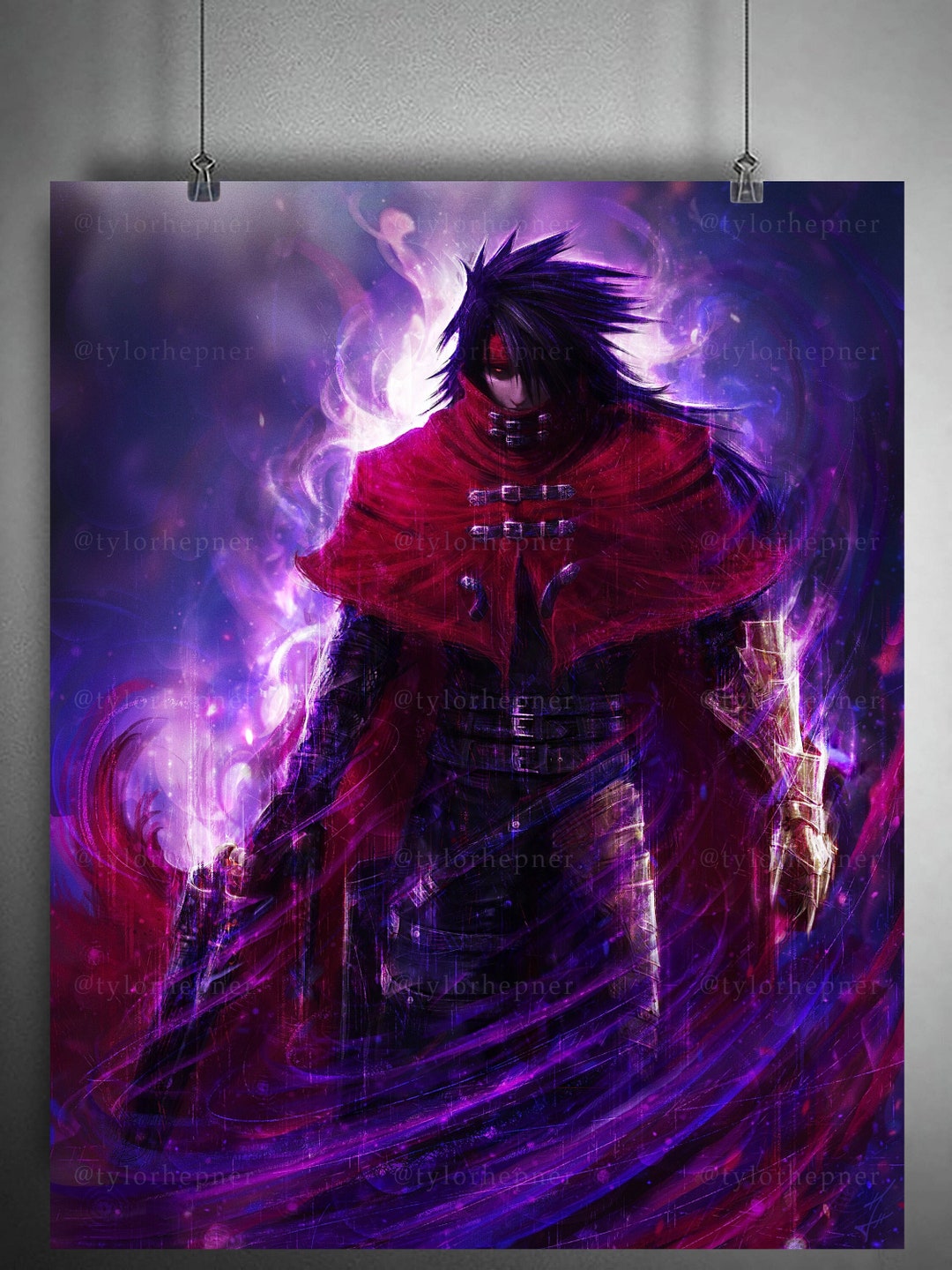 Vincent Final Fantasy VII Rebirth- Limited Edition Fine Art Sketch ...