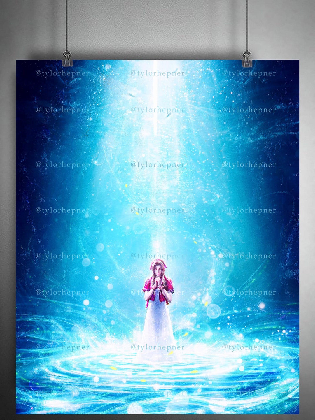 Aerith Final Fantasy VII Rebirth- Limited Edition Fine Art Sketch Print ...