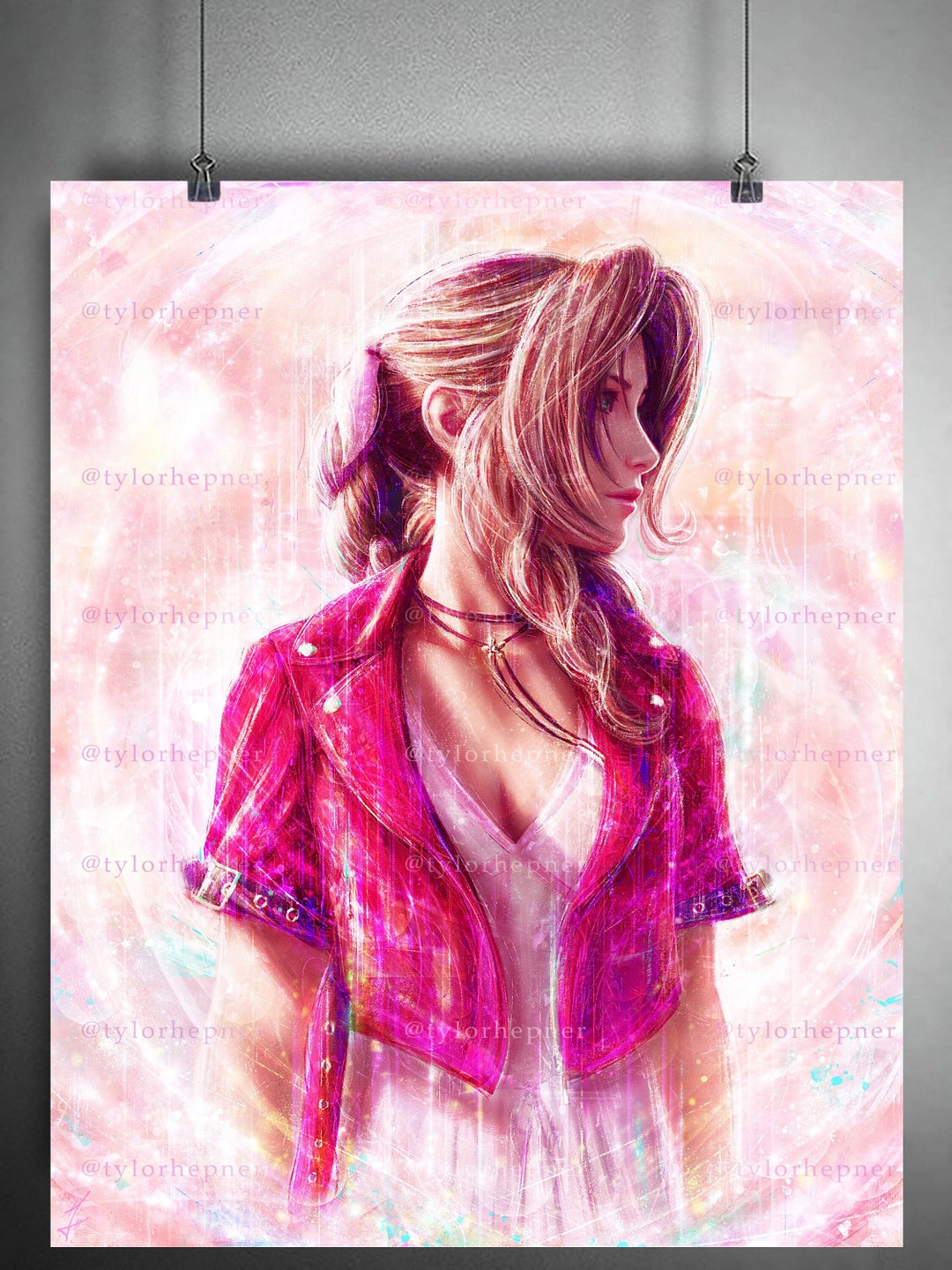 Aerith Final Fantasy VII - Limited Edition Fine Art Print -FF7 Poster ...