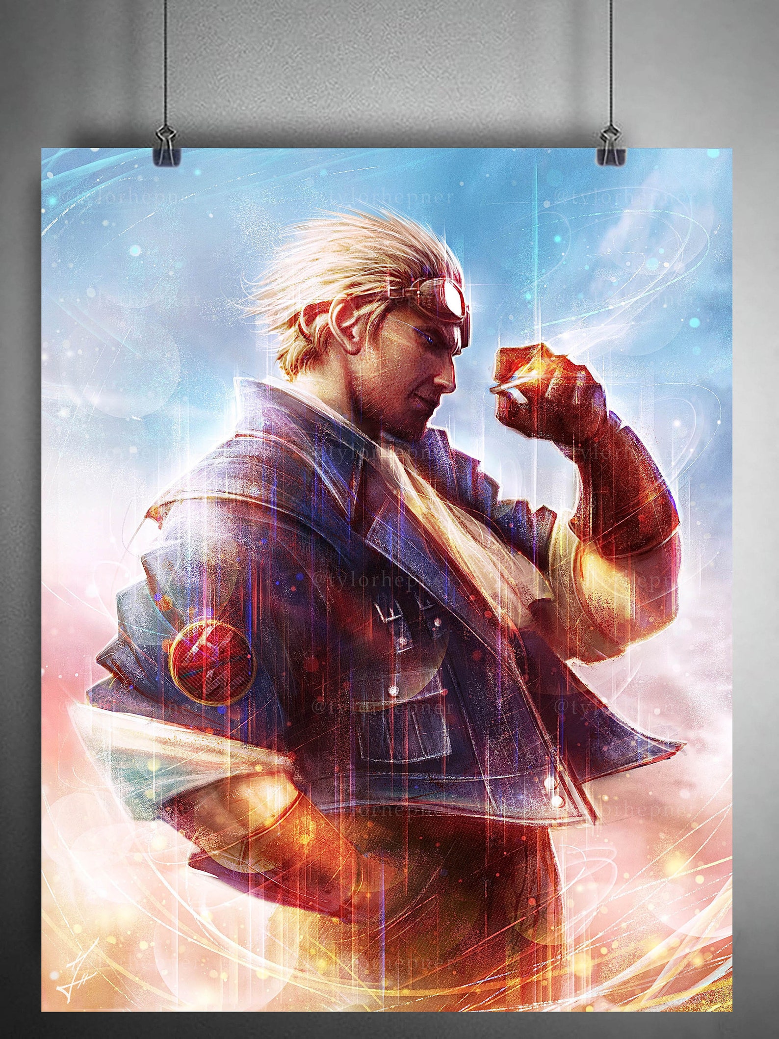 Cid Final Fantasy VII Remake Limited Edition Fine Art Print - Etsy