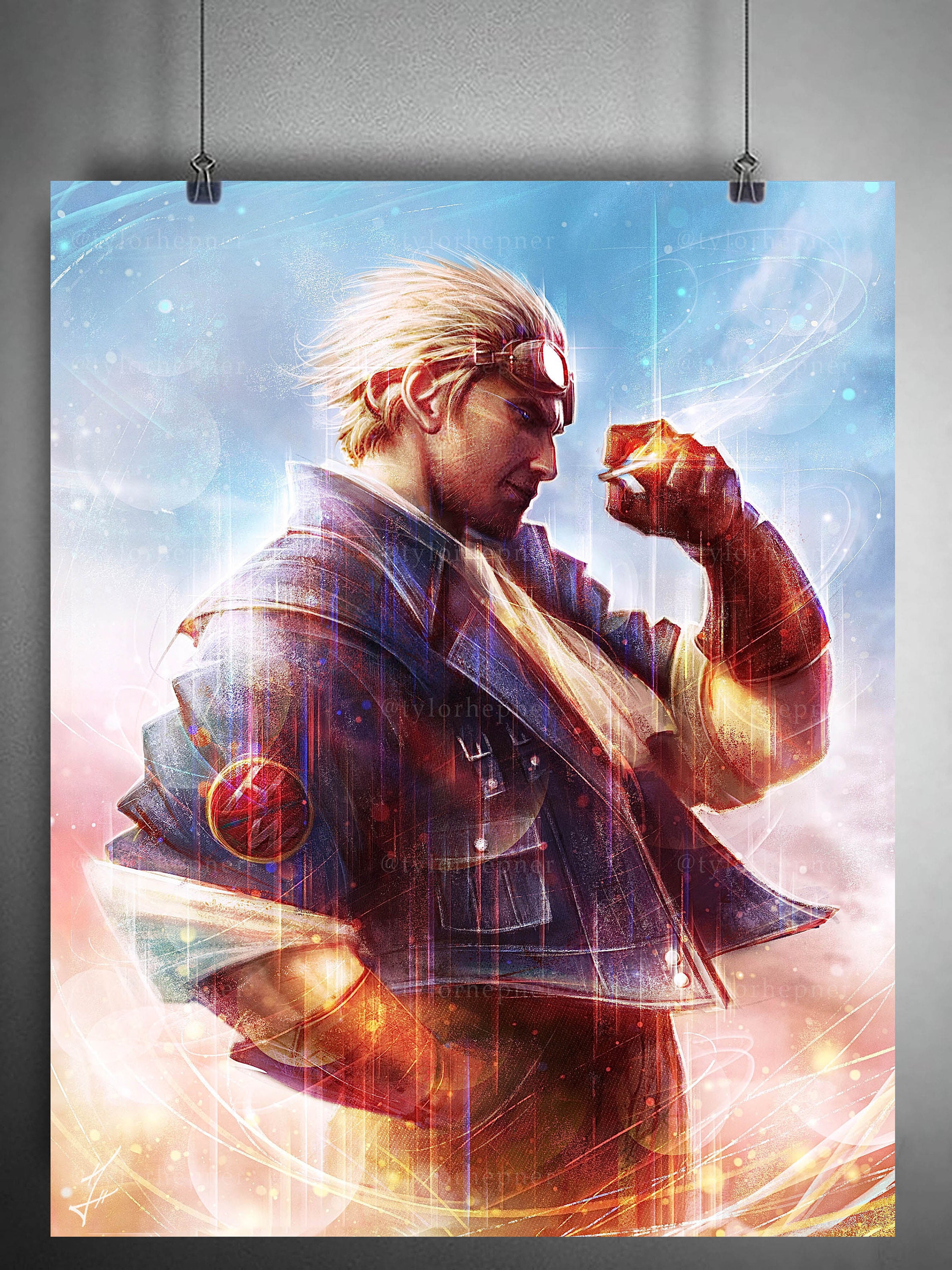 Cid Final Fantasy VII Remake Limited Edition Fine Art Print - Etsy