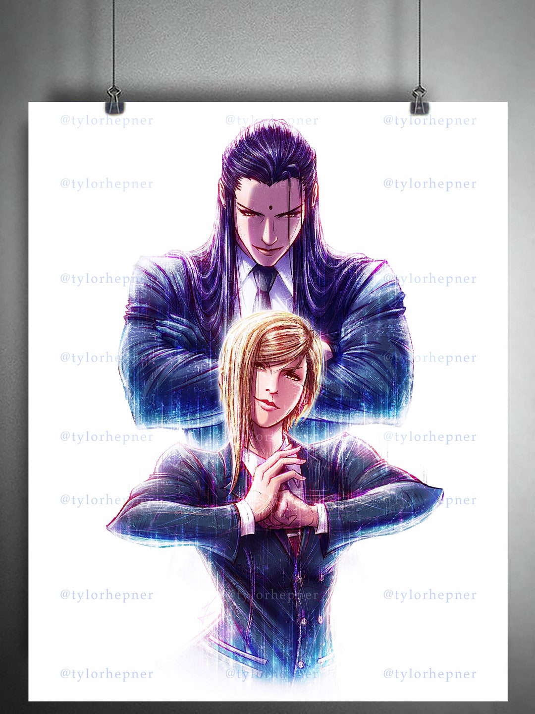 Tseng & Elena Final Fantasy VII- Limited Edition Fine Art Sketch Print ...