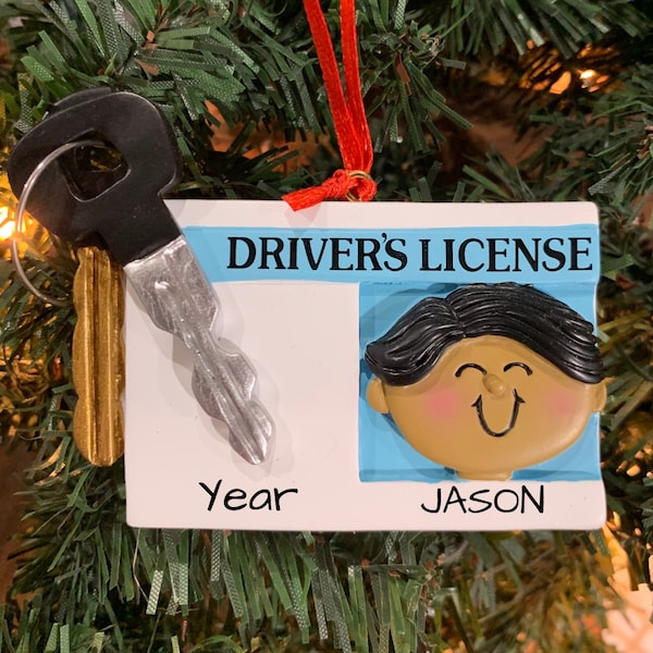 Drivers License Permit Ornament - Etsy