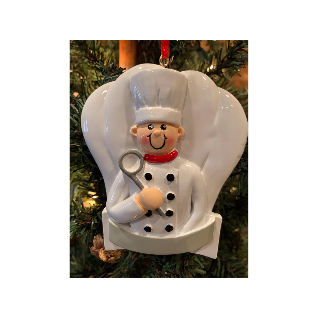 CHEF ORNAMENT Personalized Chef Christmas Ornament-gift for Chef - Etsy