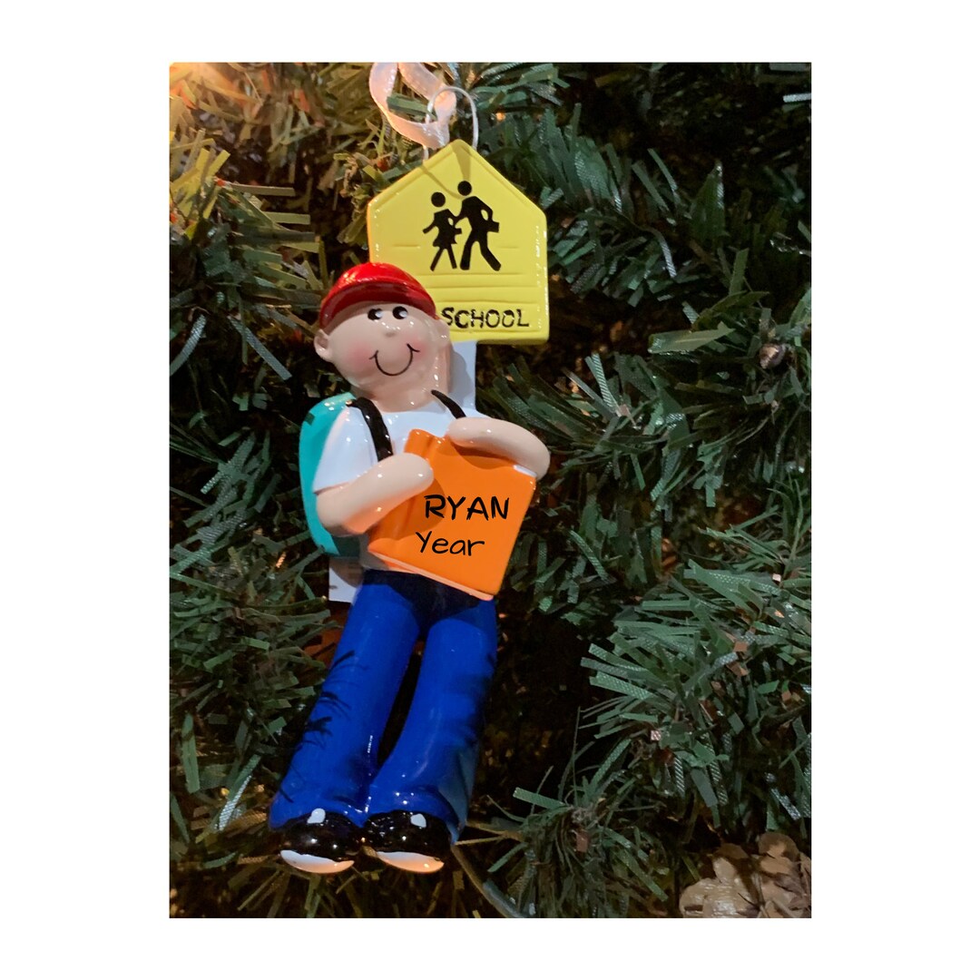 Personalized 1st Day of School Boy-starting School-1st Day of School ...