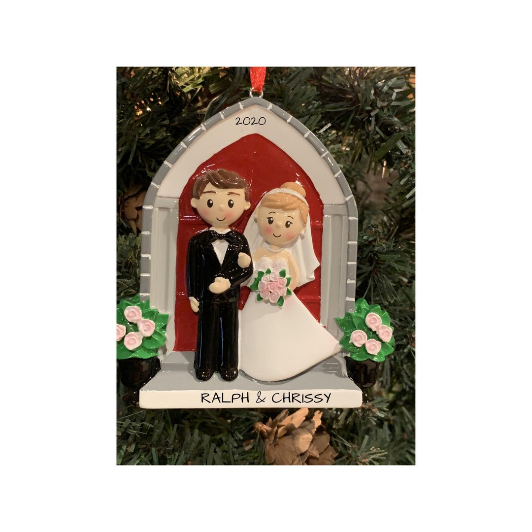 BRIDE & GROOM Ornament-wedding Ornament-bride and Groom - Etsy