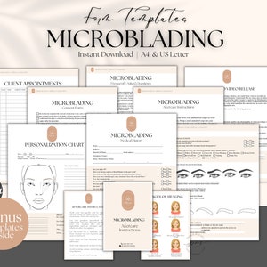 Editable Microblading Consultation and Consent Form Template ...