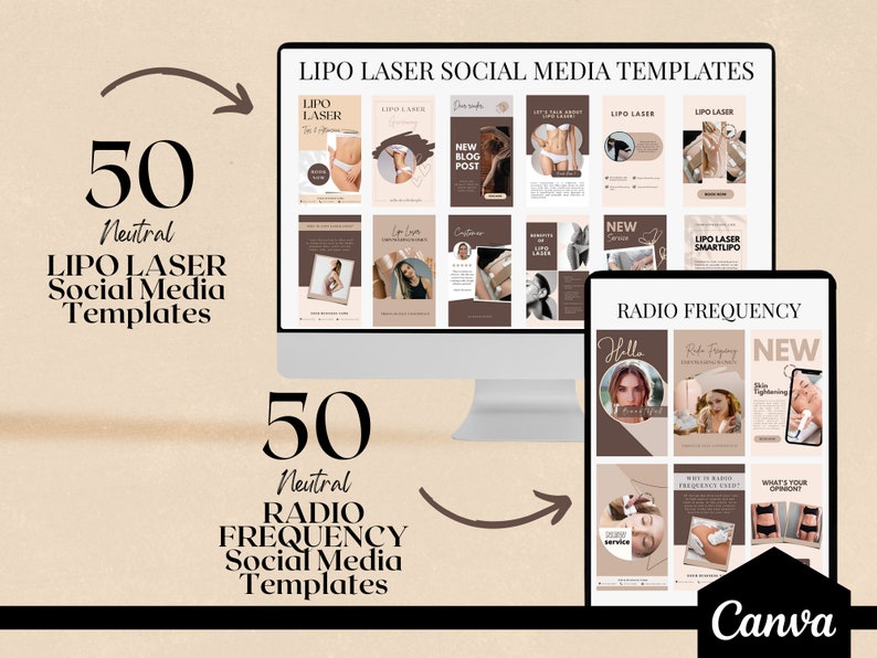 300 Body Contouring Instagram Story Templates, Lipo Laser, Radio ...