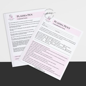 Fibroblast Client Forms Template, Editable Fibroblast Consent Form ...