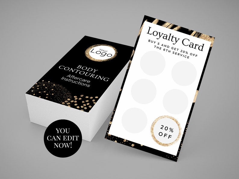 Editable Body Contouring Aftercare Card Body Contouring - Etsy