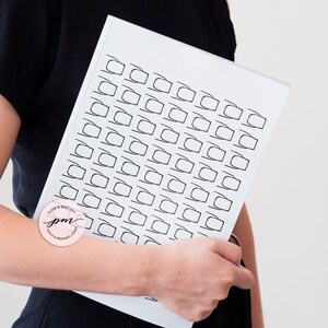 Nail Technician Practice Sheet, Nail Artist Design Form, Nail Art ...