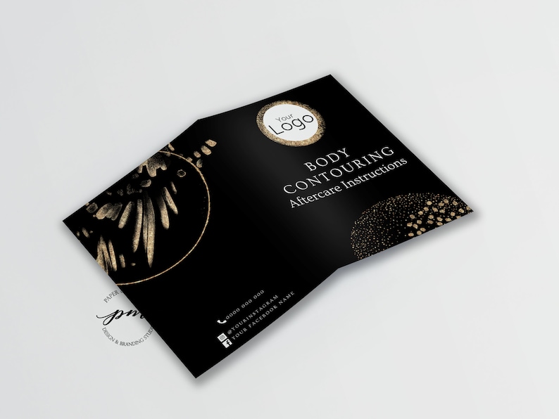 Editable Body Contouring Aftercare Card Body Contouring - Etsy