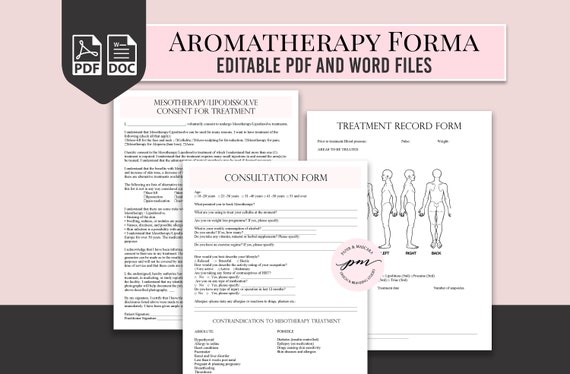Mesotherapy Consent Form Mesotherapy Consultation Form - Etsy