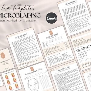 Editable Microblading Consultation and Consent Form Template ...
