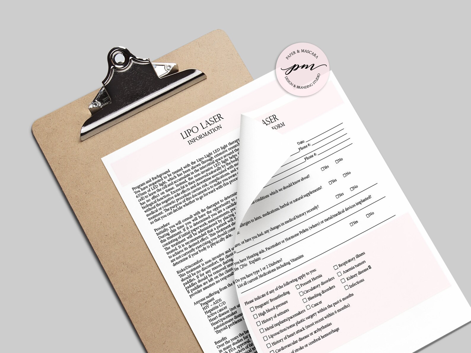 Lipo Laser Forms Body Contouring Client Forms Lipo Laser - Etsy