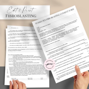 Fibroblast Consent Form Template, Plasma Pen Consent and Consultation ...