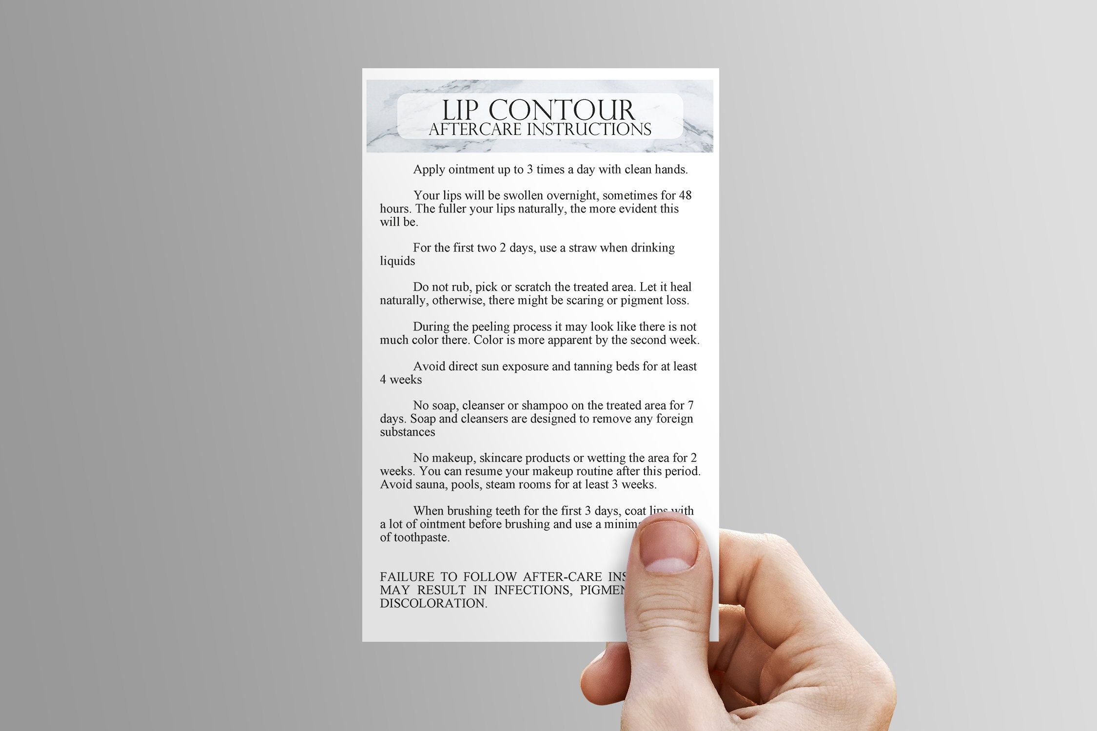 Editable Permanent Makeup Consent Forms Customizable | Etsy