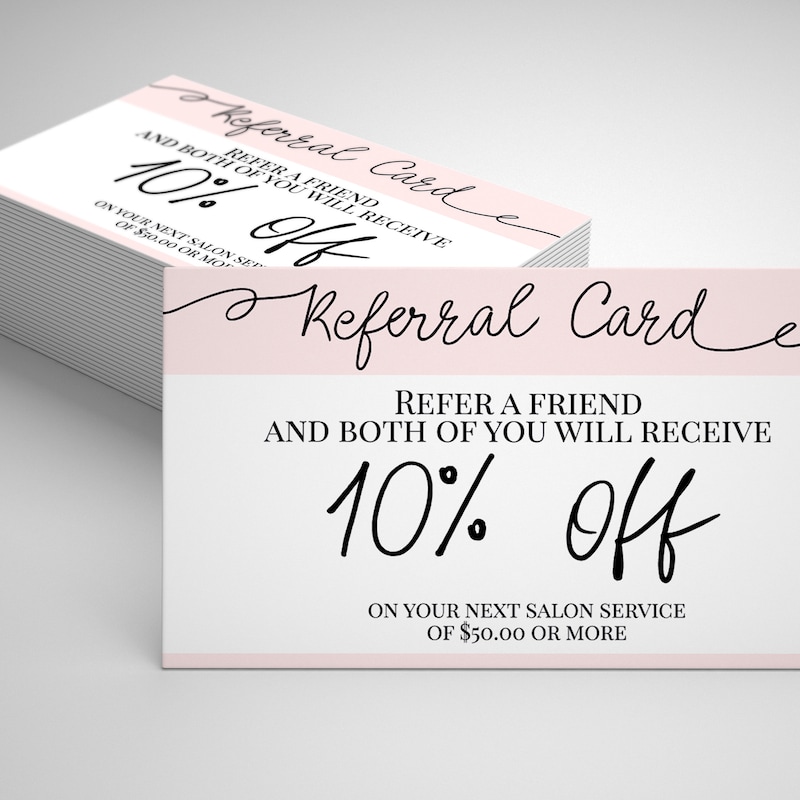 Referral Card - Etsy