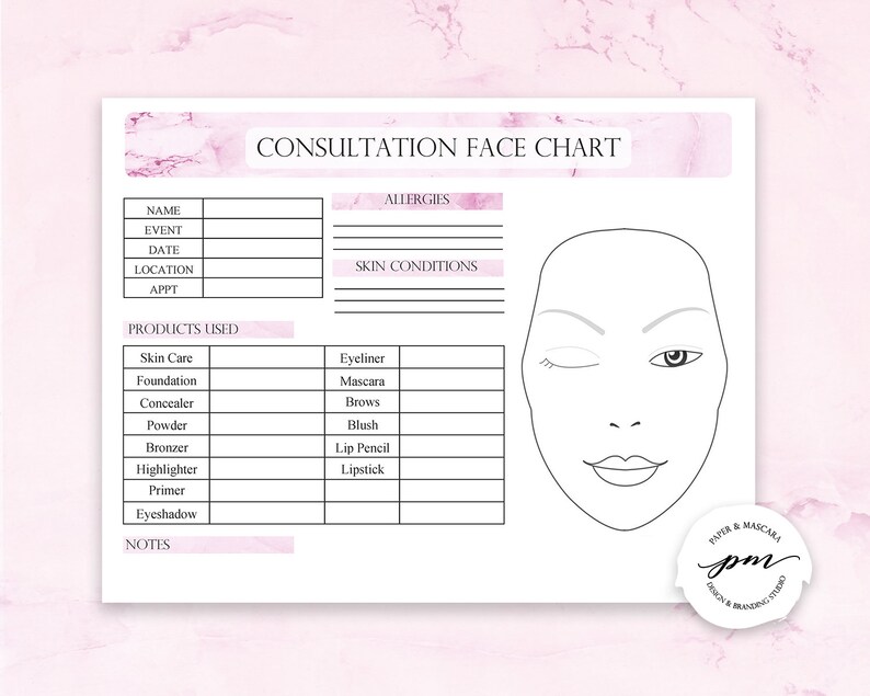 Pink Makeup Artist Business Planner Bundle Freelance Makeup - Etsy
