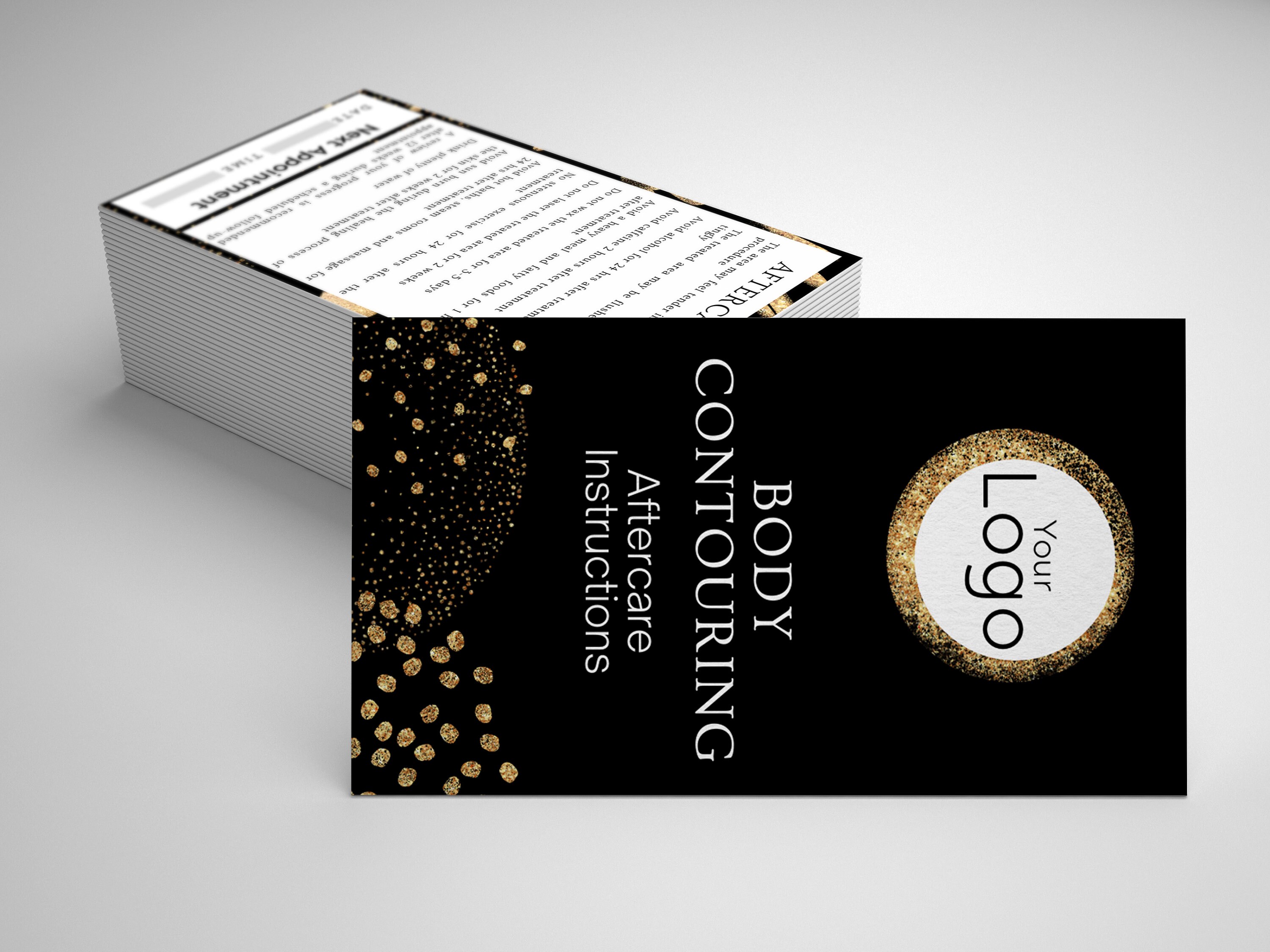 Editable Body Contouring Aftercare Card Body Contouring - Etsy