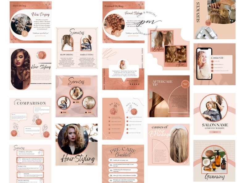 Hair Stylist Instagram Post Templates Editable Hair Stylist | Etsy Hair Stylist Instagram Post Templates Editable Hair Stylist | Etsy
