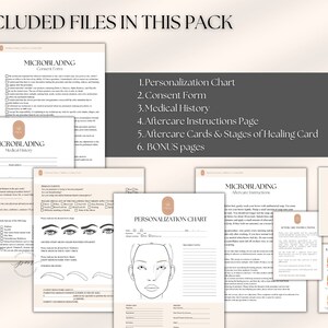 Editable Microblading Consultation and Consent Form Template ...