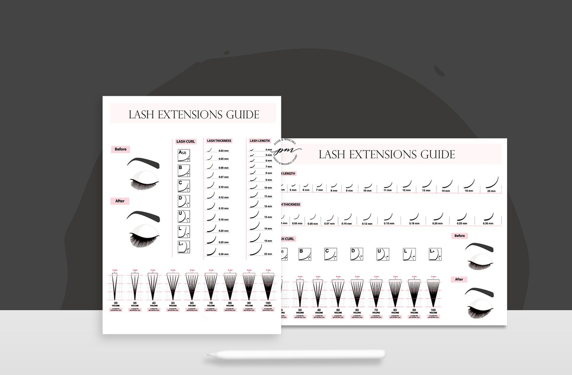 Lash Extensions Guide for Tablets, iPad Eyelash Extensions Technician ...