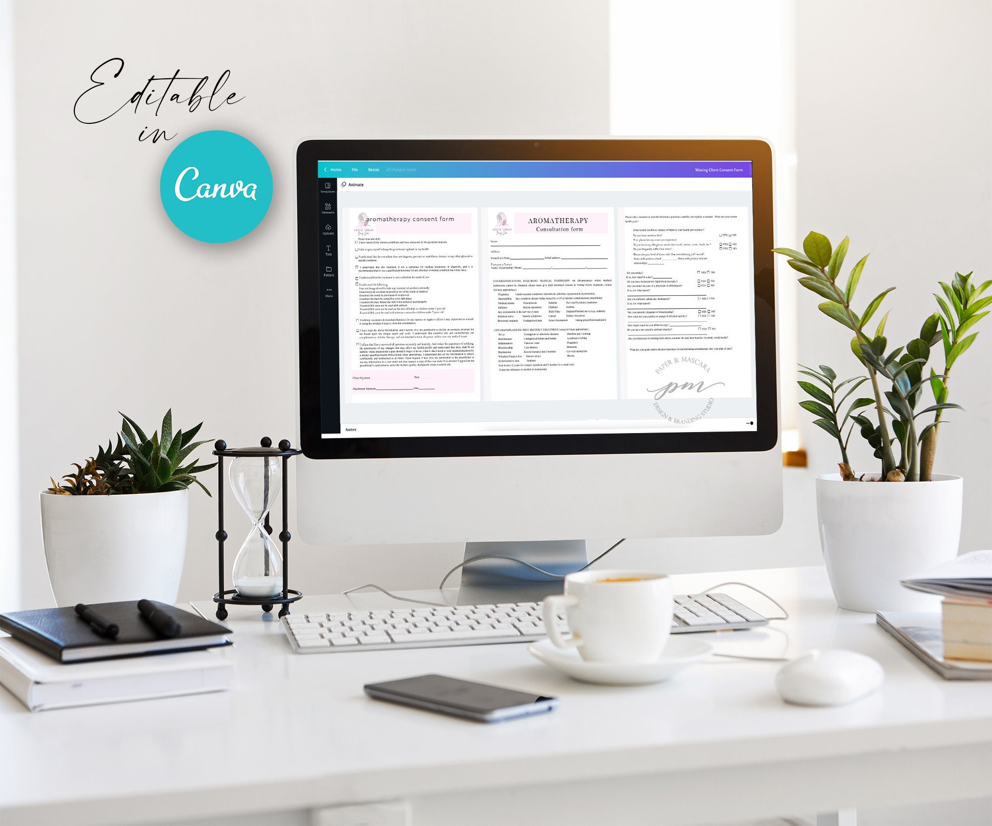 Aromatherapy Form Template Editable Aromatherapy Consent Form - Etsy