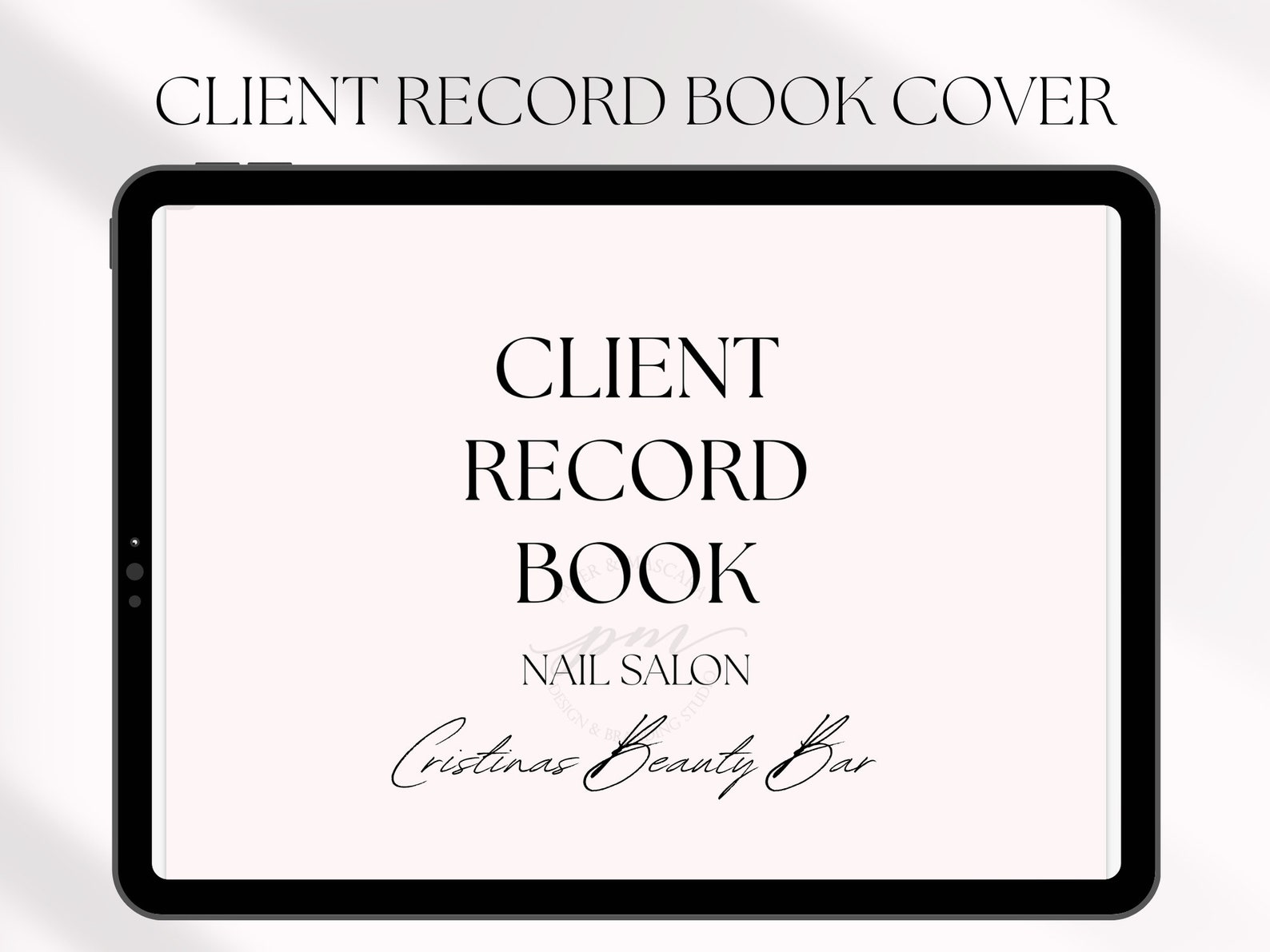 2023 DIGITAL PINK Nail Tech Client Record Book | Nail Tech Client ...