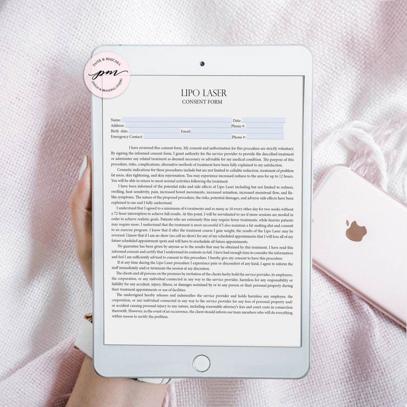 Lipo Laser Forms Body Contouring Client Forms Lipo Laser - Etsy