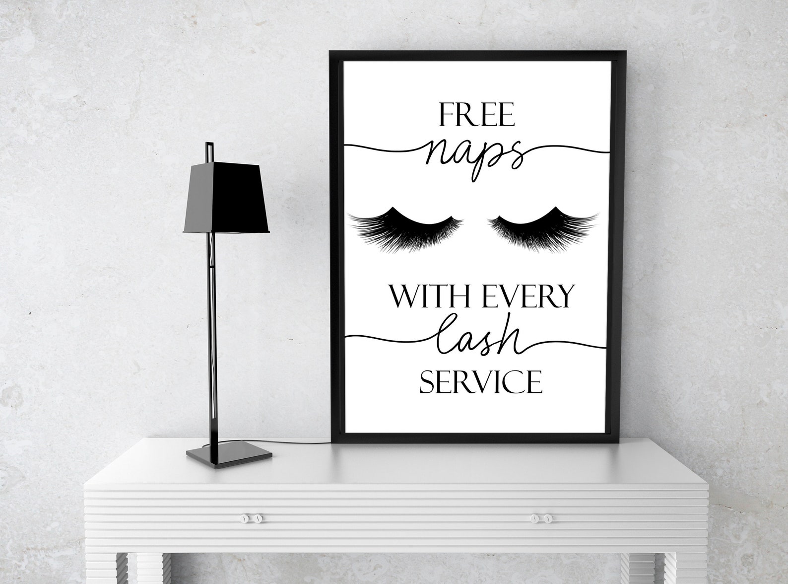 Eyelashes Print, Esthetician Decor, Lashes Decor, Beauty Salon Decor ...