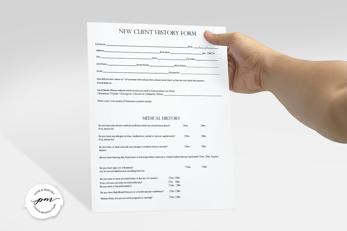 Body Contouring Client Form Template Body Contouring Consent - Etsy