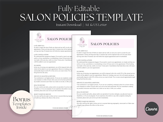 Policies And Procedures Template