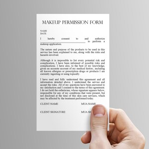 Editable Makeup Artist Business Planner Bundle, Freelance Makeup Artist ...