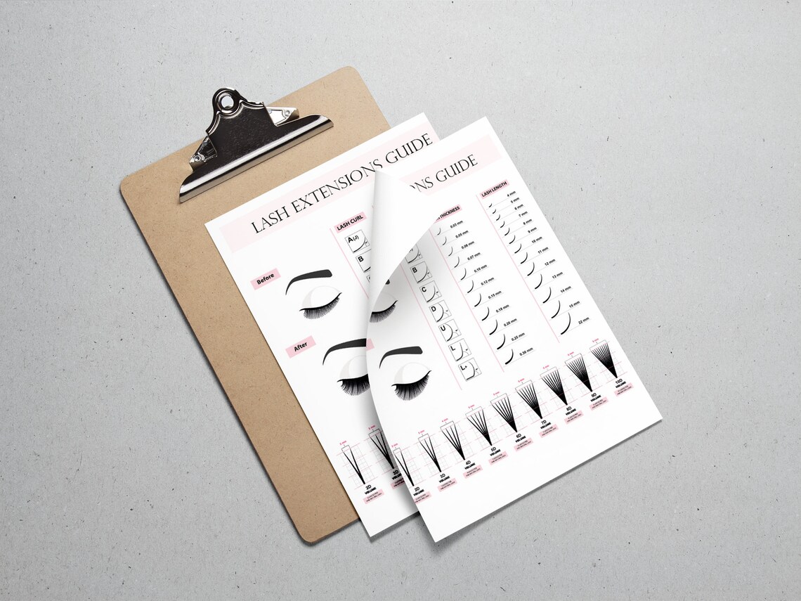 Lash Extensions Guide for Tablets, iPad Eyelash Extensions Technician ...
