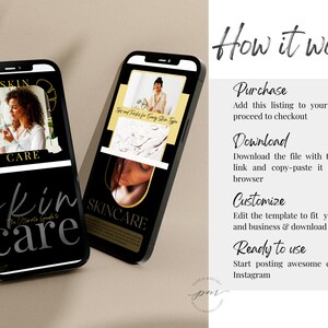 Skincare Tips Instagram Post Templates, Editable Skincare Tips Social ...